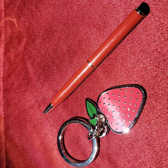 Coach | Accessories | Coach Keychain And Pen | Poshmark
